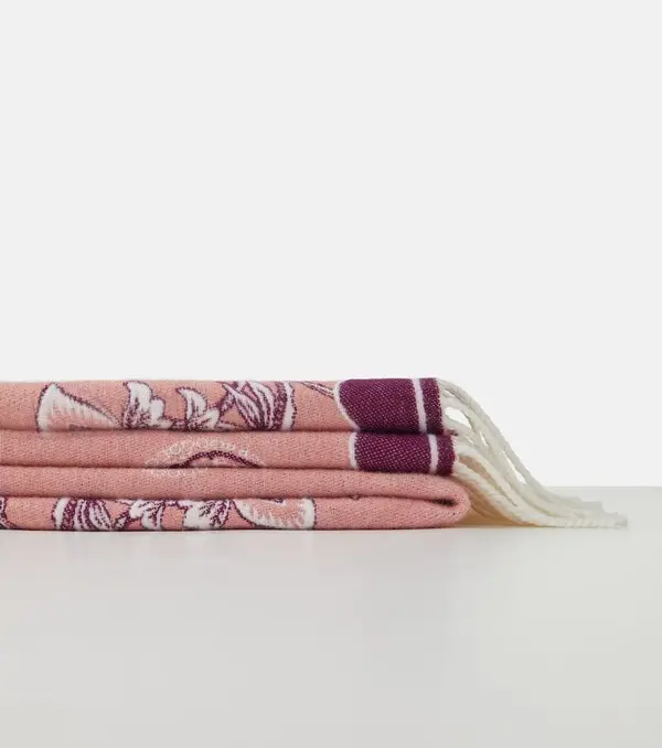 Etro Floral Wool Throw