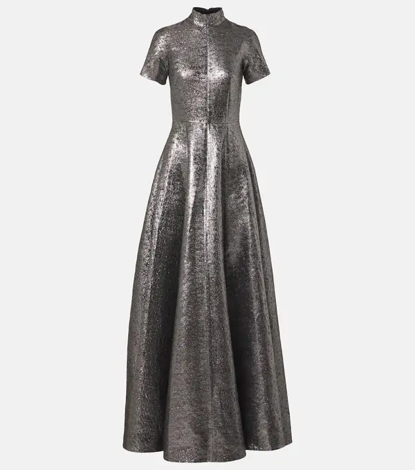EMILIA WICKSTEAD Jacquard Gown - Metallic