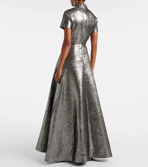 EMILIA WICKSTEAD Jacquard Gown - Metallic
