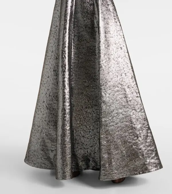 EMILIA WICKSTEAD Jacquard Gown - Metallic