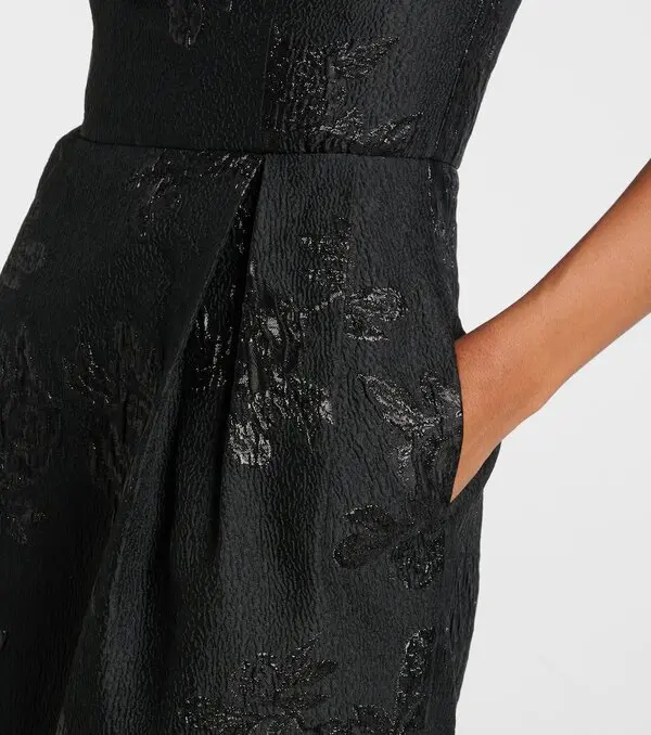 Rebecca Vallance Henrietta Brocade Bustier Gown