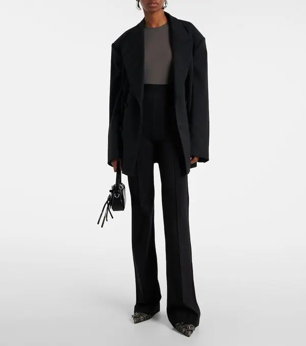 Wardrobe.NYC Flared Trousers