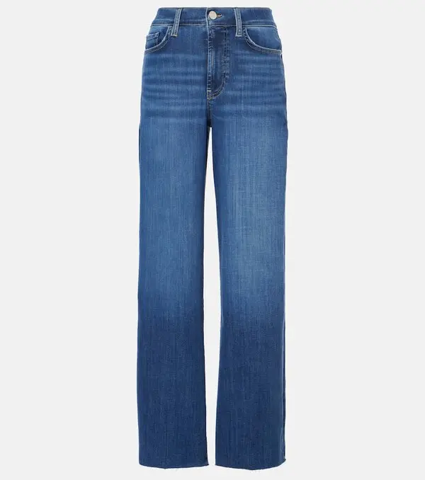 FRAME Le Slim Palazzo Wide-leg Jeans - Blue