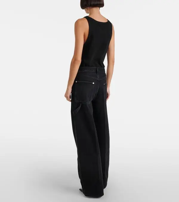 RE/DONE Painter Wide-leg Jeans - Black