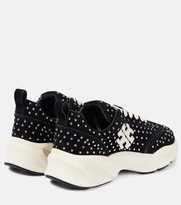 Tory Burch Good Luck Leather Sneakers