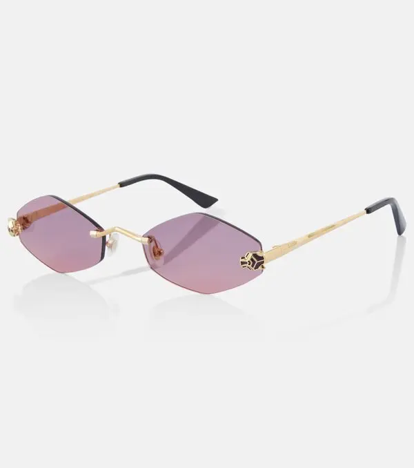 Cartier Panthère De Geometric Sunglasses