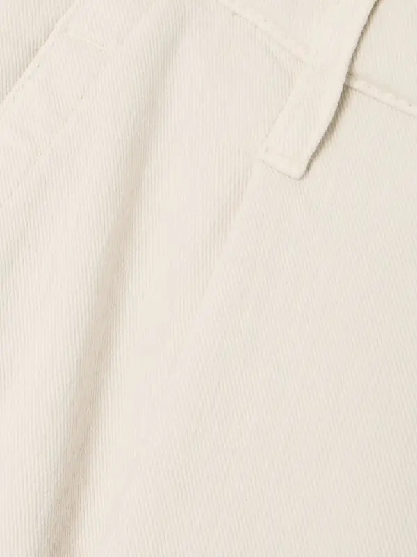 Brunello Cucinelli Pleated Cotton-blend Twill Tapered Pants