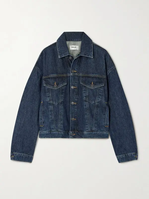 AGOLDE Dalton Denim Jacket With Balloon Sleeves