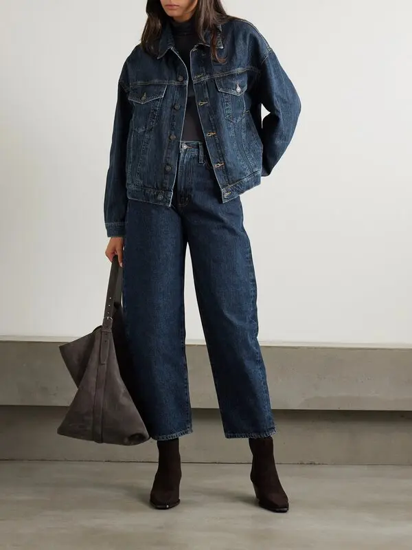 AGOLDE Dalton Denim Jacket With Balloon Sleeves