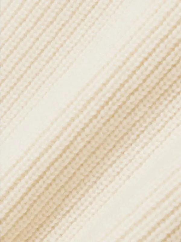 Arch4 Ribbed Cashmere Half-zip Snood