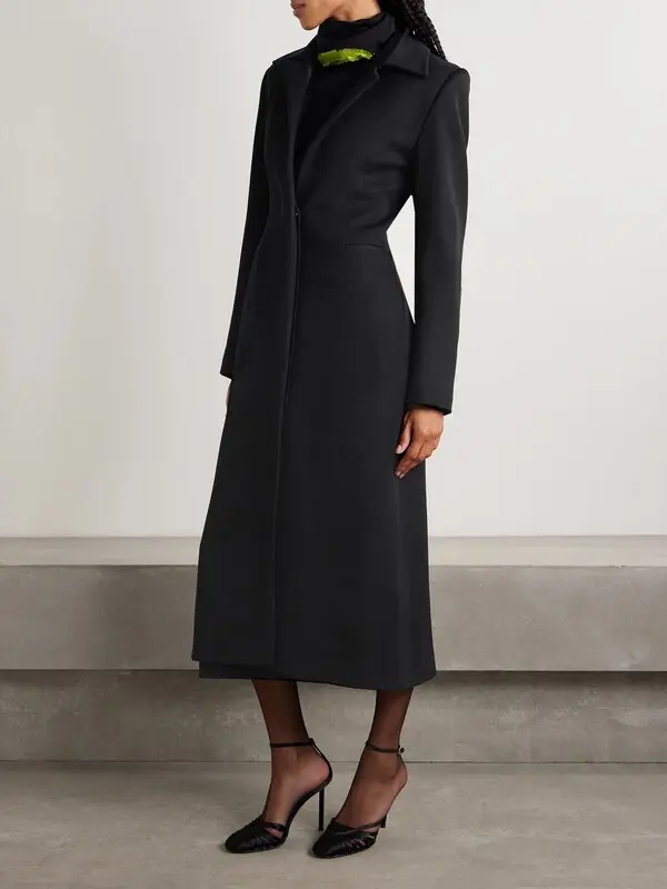 16Arlington Alotta Shearling-trimmed Wool-twill Coat
