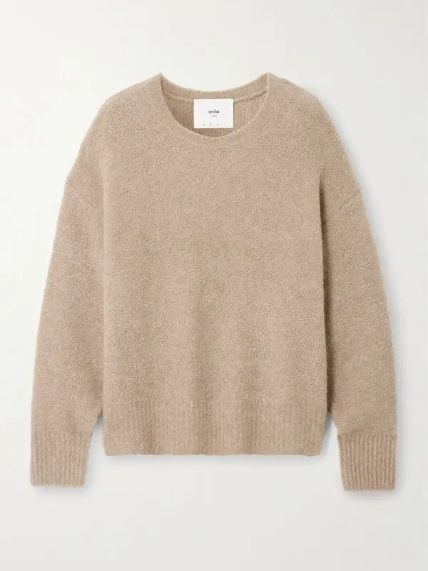 Arch4 Iman Cashmere-blend Bouclé-knit Sweater