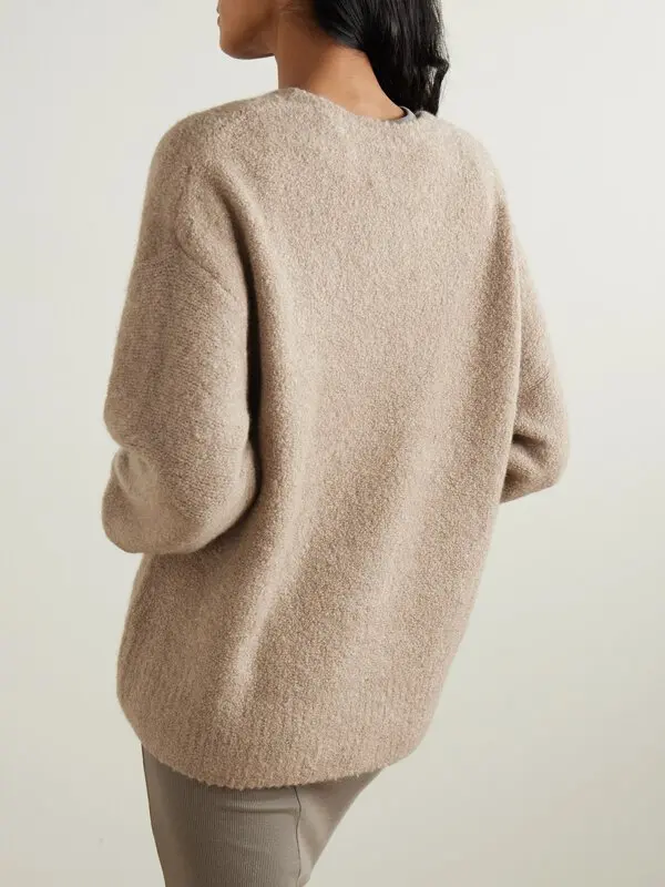 Arch4 Iman Cashmere-blend Bouclé-knit Sweater