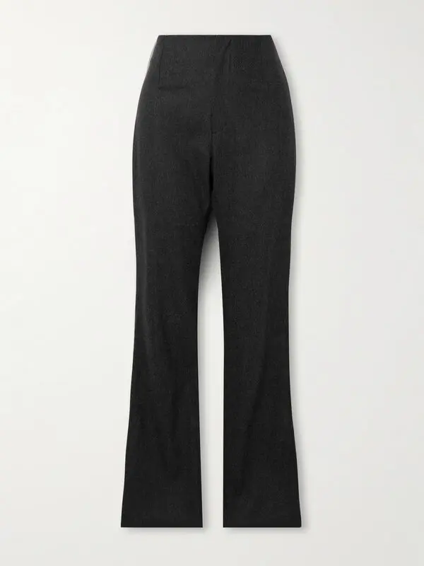 THE FRANKIE SHOP Morrison Wool-blend Straight-leg Trousers