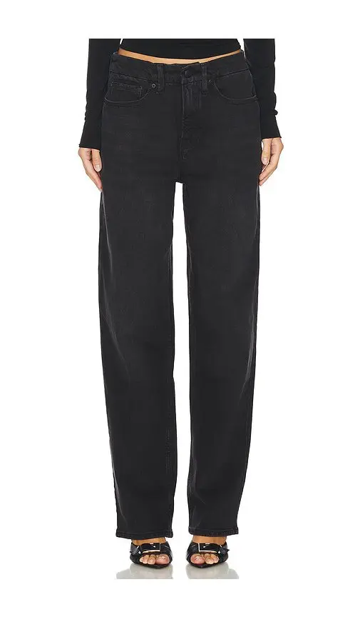 Good American Good 90s Straight Jeans - Black