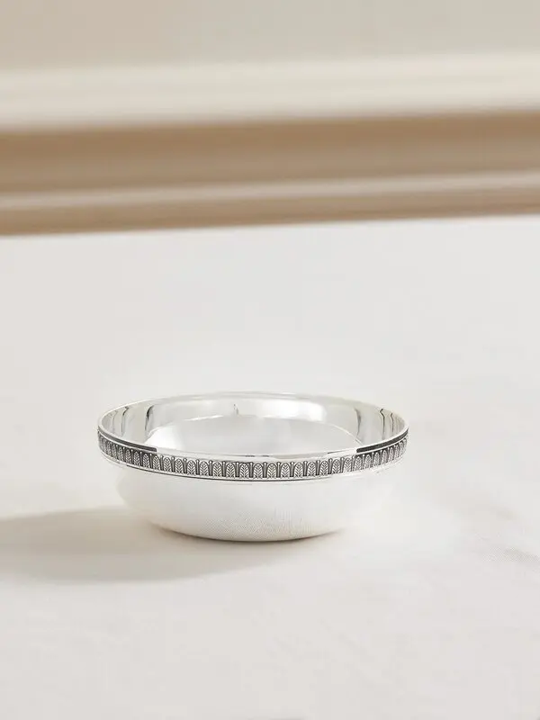 Christofle Malmaison 11.5cm -plated Bowl - Silver