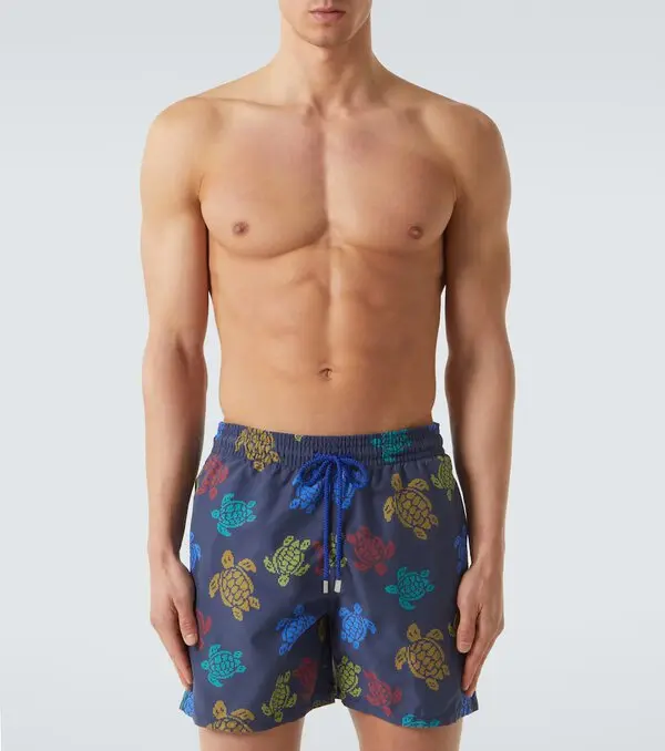 Vilebrequin X Falke Moorea Printed Swim Trunks