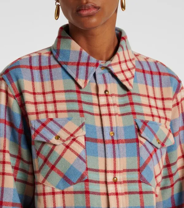 GOD'S TRUE CASHMERE Plaid Buttoned Shirt - Multicoloured