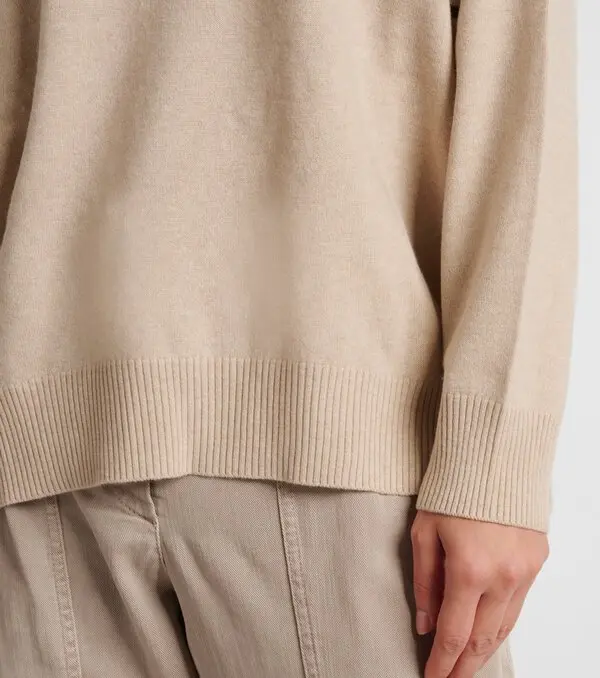 Brunello Cucinelli Wool, Cashmere, And Silk Sweater