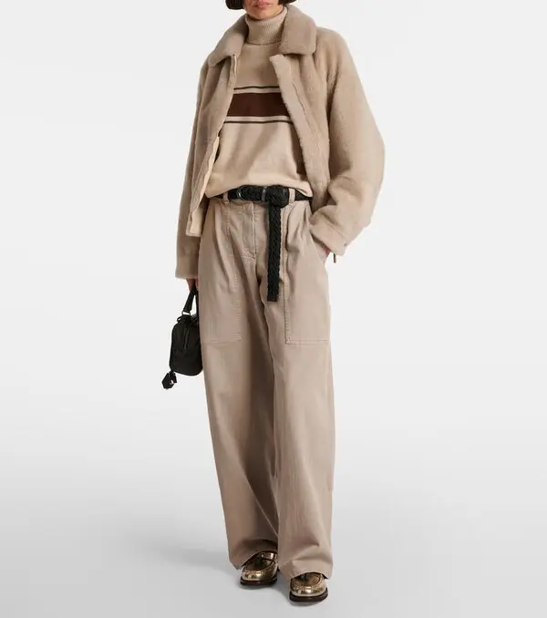 Brunello Cucinelli Wool, Cashmere, And Silk Sweater