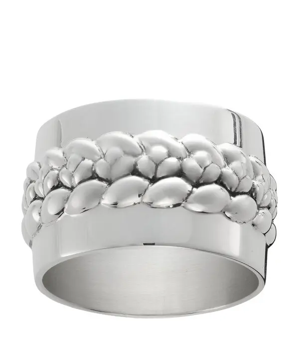 Christofle Plated Babylone Napkin Ring - Silver