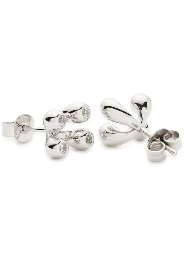 MISSOMA X The Flag Twins Atom Sterling Stud Earrings - Silver