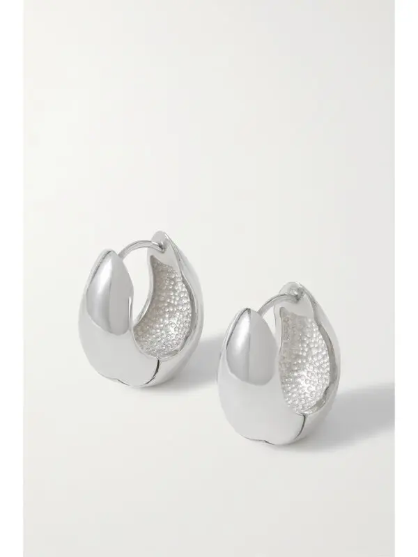 SOPHIE BUHAI Net Sustain Hoop Earrings