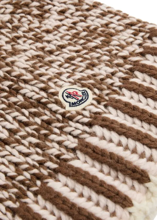 Moncler Mouliné Wool-blend Beanie