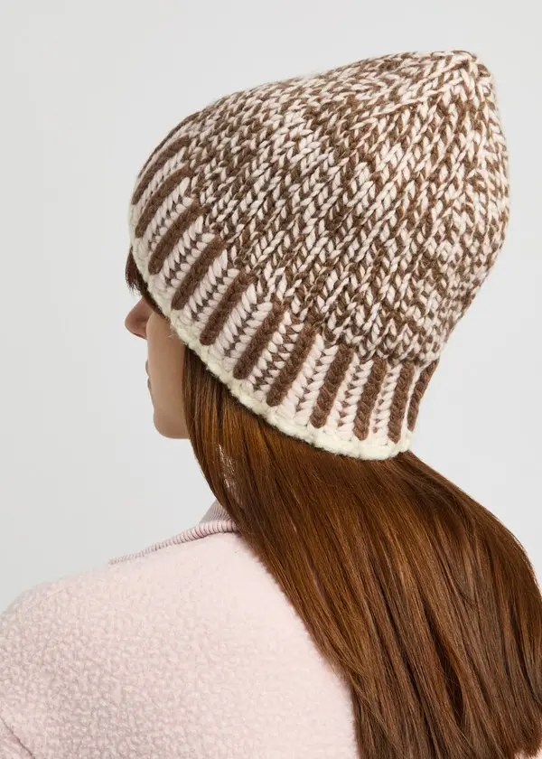 Moncler Mouliné Wool-blend Beanie