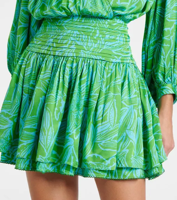 Poupette St Barth Colleen Printed Mini Dress