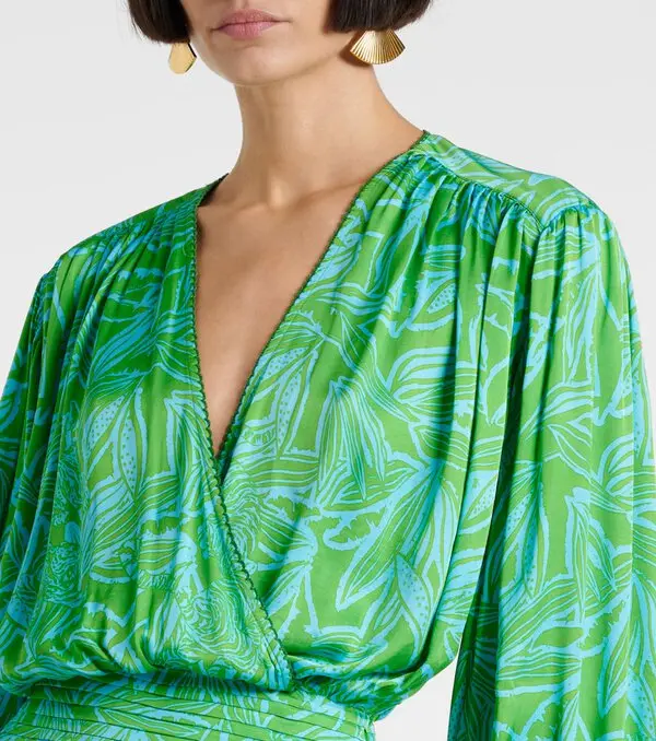 Poupette St Barth Colleen Printed Mini Dress