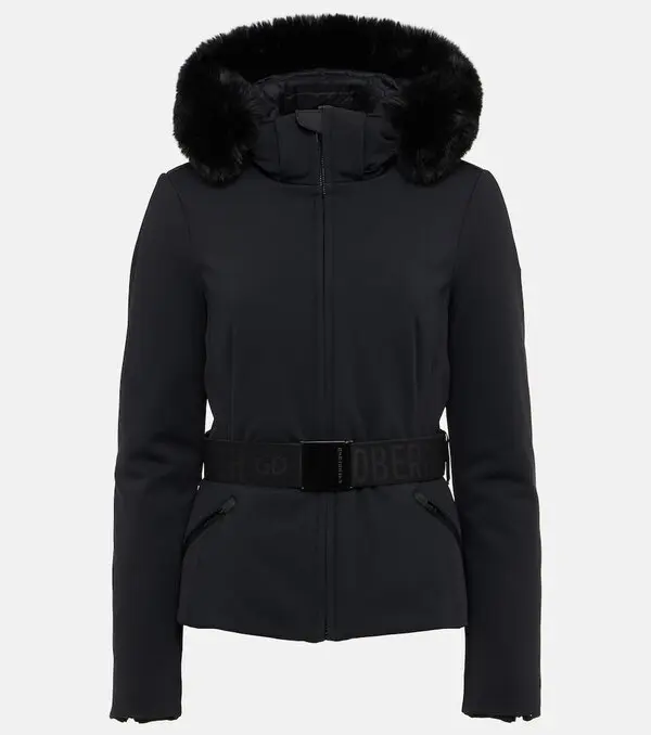 Goldbergh Hida Faux Fur-trimmed Ski Jacket - Black