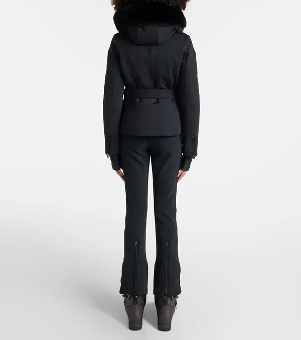 Goldbergh Hida Faux Fur-trimmed Ski Jacket - Black