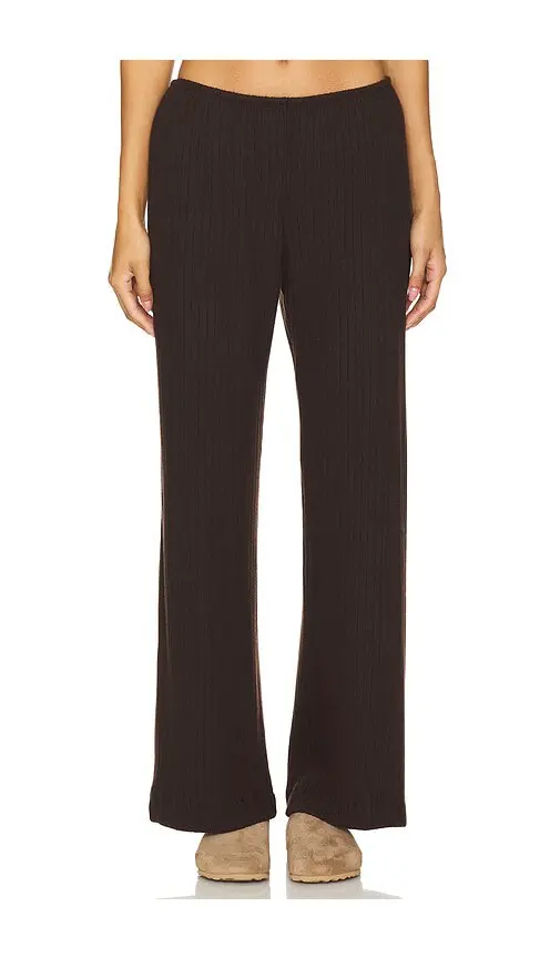 Donni. Sweater Rib Simple Pant