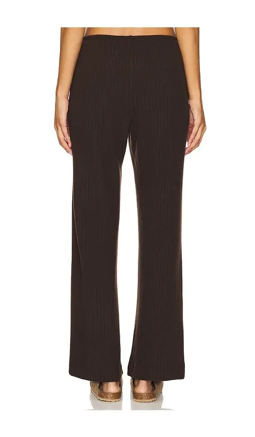 Donni. Sweater Rib Simple Pant