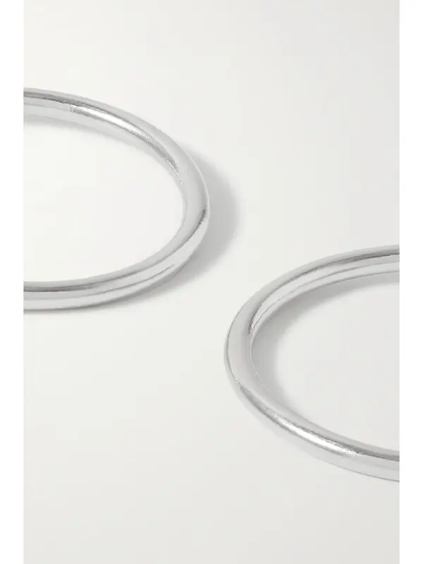 JENNIFER FISHER Mini Thread -plated Hoop Earrings