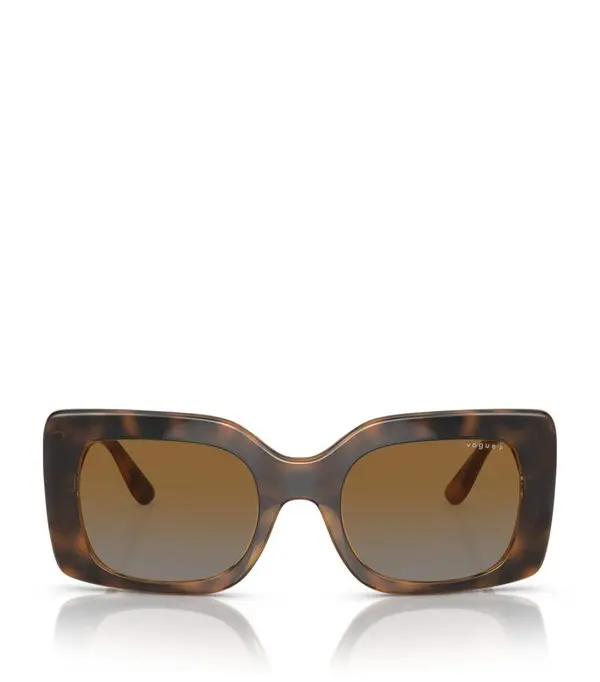 VOGUE Rectangle Frame Sunglasses - Brown
