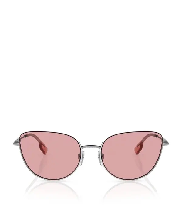 Burberry Cat Eye Sunglasses - Silver