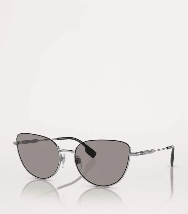 Burberry Steel Cat Eye Sunglasses