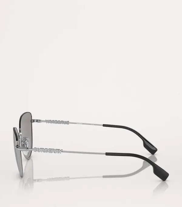 Burberry Steel Cat Eye Sunglasses