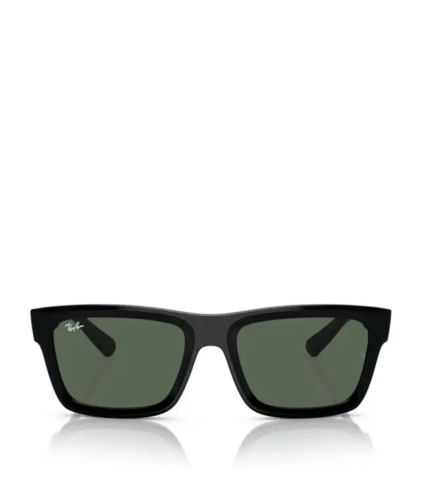 Ray-ban Acetate Rectangular Frame Sunglasses - Black