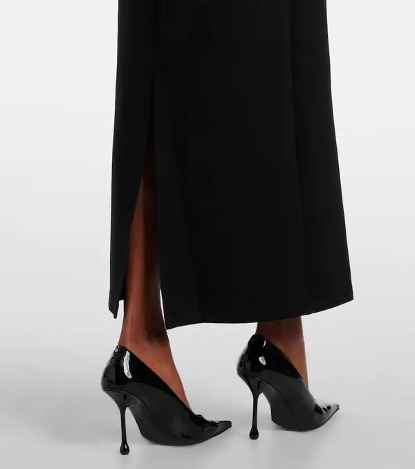 Staud Hawthorne Taffeta-trimmed Maxi Dress