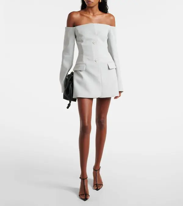 SIR. Sandrine Off-shoulder Mini Dress