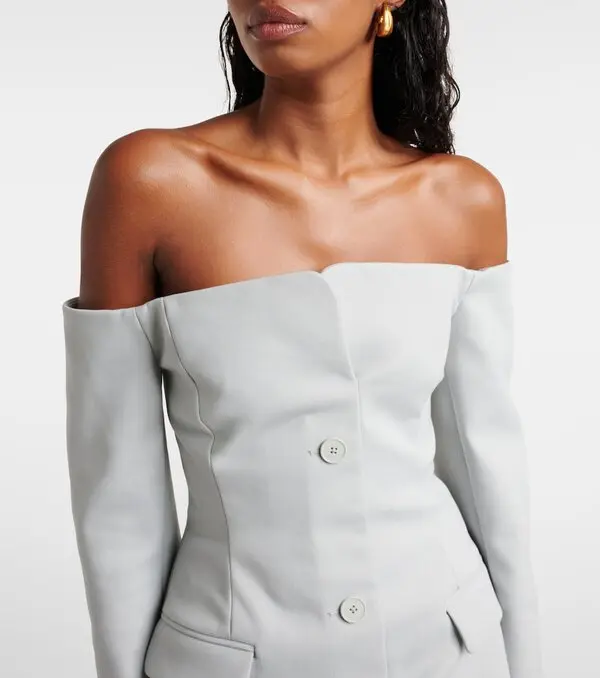 SIR. Sandrine Off-shoulder Mini Dress