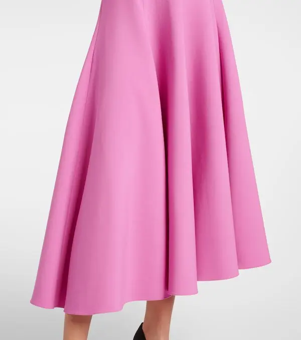 Oscar De La Renta High-rise Midi Skirt