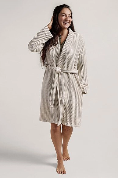 PARACHUTE Waffle Robe - Tan