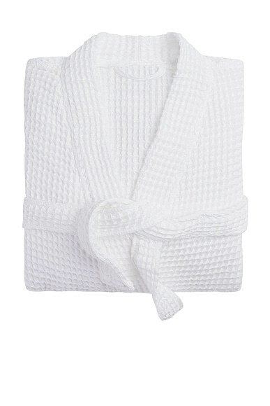 PARACHUTE Waffle Robe - White