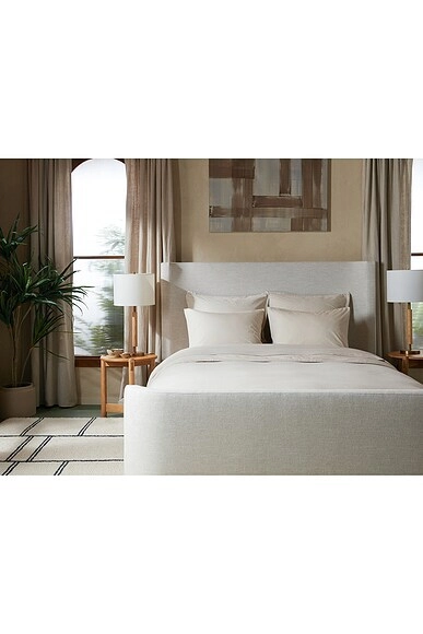 PARACHUTE Percale Fitted Sheet - Bone