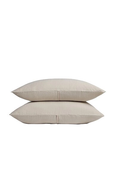 PARACHUTE Heirloom Tencel Linen Pillowcase Set - Bone