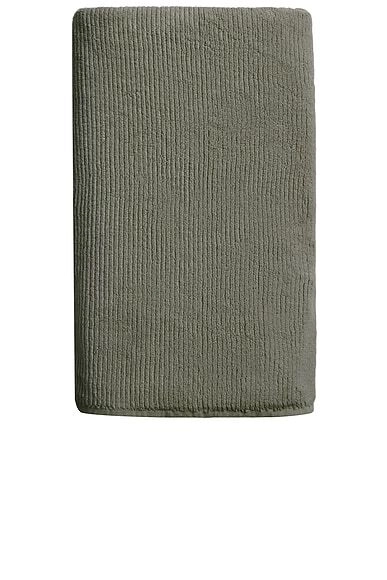 PARACHUTE Soft Rib Bath Towel - Moss